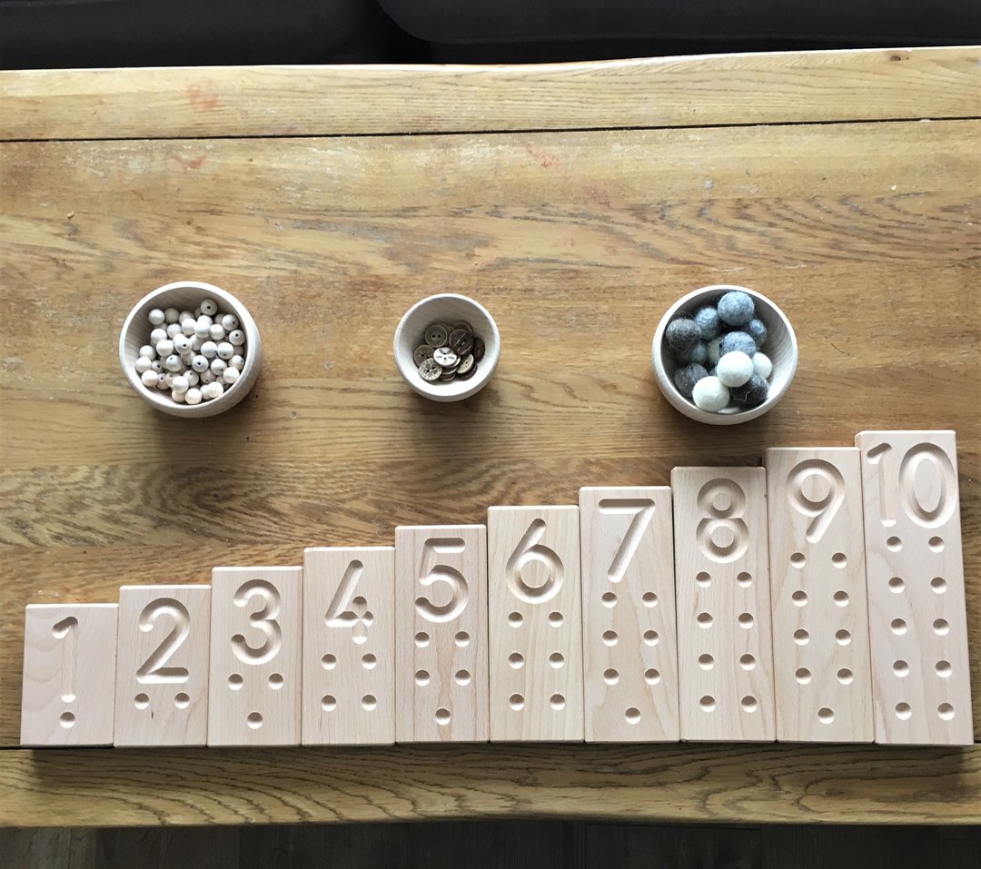 Number Counting Board - Honey and Jam Kids